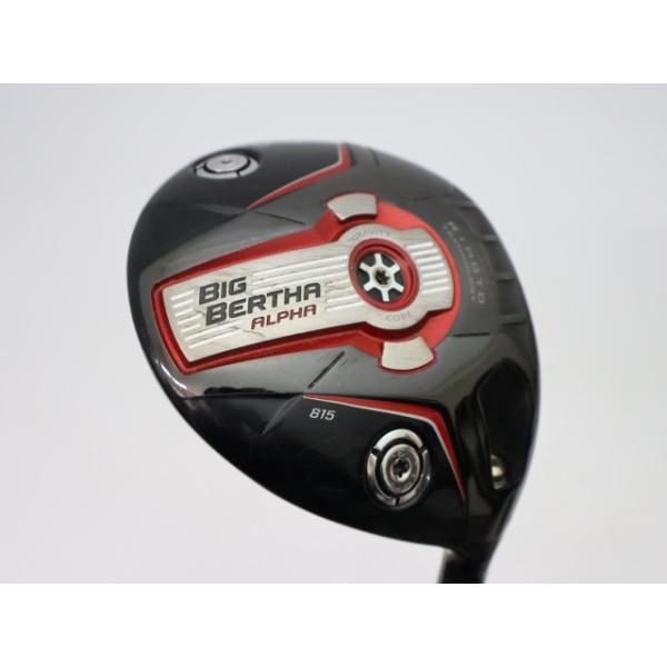 ■種別：ドライバー　■メーカー：キャロウェイ■モデル：ビックバーサALPHA815　■シャフト：BIG BERTHA(JP)■フレックス：S　■ロフト：9■本数：1　■番手：1W■長さ：45　■クラブ重量：313■ライ角：58　■バランス：...