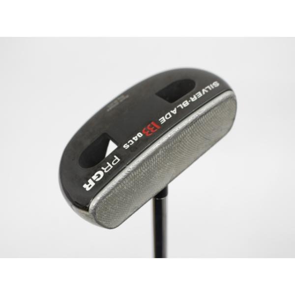 ■種別：パター　■メーカー：プロギア■モデル：シルバーブレード BB-04CS センターシャフト　■シャフト：オリジナルスチール[34]■フレックス：　■ロフト：3■本数：1　■番手：P■長さ：34　■クラブ重量：555■ライ角：70　■バ...