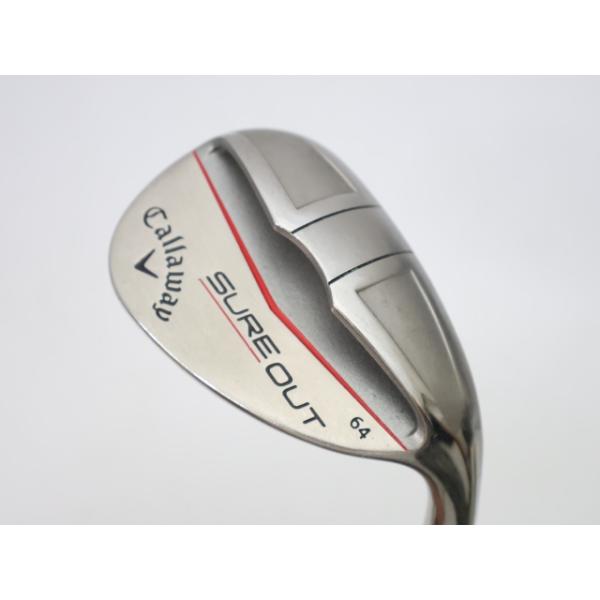 ■種別：ウェッジ　■メーカー：キャロウェイ■モデル：SURE OUT WEDGE　■シャフト：NSPRO950GH(JP)■フレックス：S　■ロフト：64■本数：1　■番手：64■長さ：35　■クラブ重量：451■ライ角：64　■バランス：...