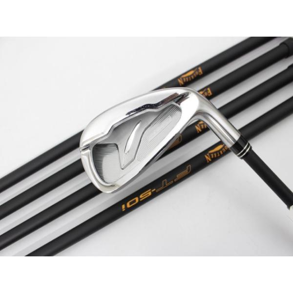 ■種別：アイアンセット　■メーカー：フォーティーン■モデル：PC-3　■シャフト：FT-50i 5本組■フレックス：　■ロフト：30■本数：5　■番手：6-9 P■長さ：37.5　■クラブ重量：353■ライ角：62.5　■バランス：C8■キ...