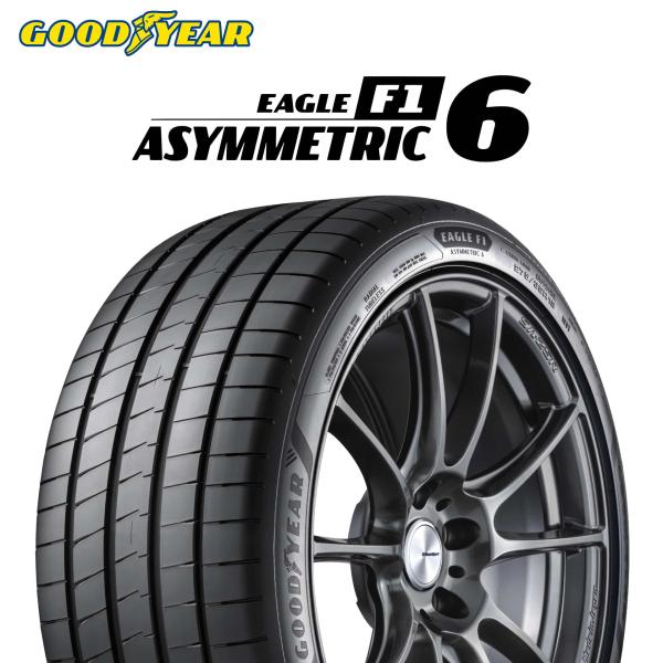 ・メーカー：GOODYEAR（グッドイヤー）・パターン：EAGLE F1 ASYMMETRIC 6（イーグルF1 アシメトリック6）・サイズ：225/40R18 92Y XL・製造年：2025年製