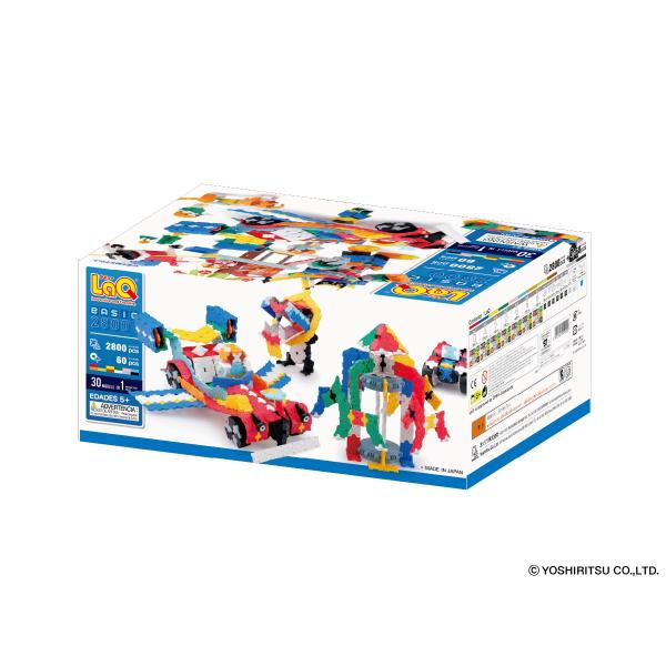 ブランド名 LaQ　ラキュー　ベーシック　2800 プラスチックコンテナVer L009500<BR><BR>【仕様】<BR>【2025年11月新仕様版：プラスチックコンテナ収納ケースへ変更】<BR...