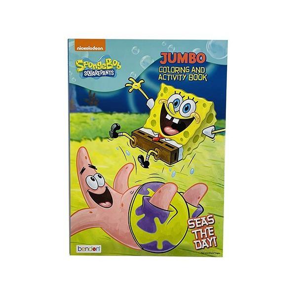 スポンジボブのぬりえです。ぬりえだけではなく、迷路などのアクティビティーもついていて楽しい♪USA・bendon社の商品です。【サイズ】約縦27.5×横20cm80ページ・両面印刷
