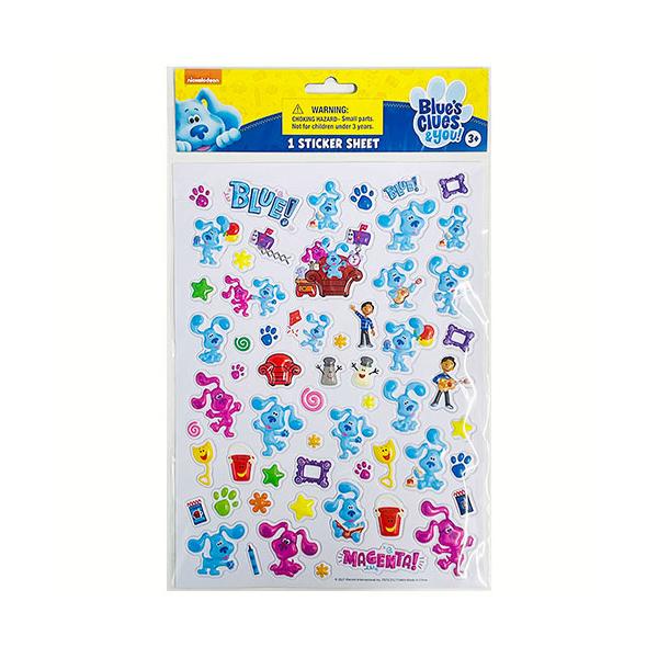 ブルーズ・クルーズの3Dシールです。ブルーのかわいい立体シールがたくさん。アメリカから輸入のステッカーです。■パッケージサイズ：約H32×W19.5cm■入数：1シート■対象年齢：3才以上