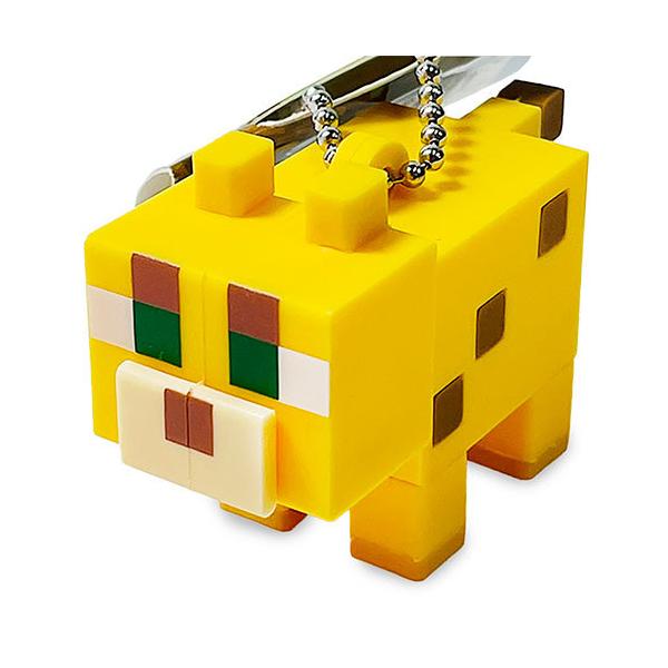 マインクラフトのPVCマスコットキーホルダー。ボールチェーンでバッグなどにつけてね。集めてキャラクター達を並べて飾ってもかわいいですよ〜。サイズ：約H34×W21×D50 (mm）素材：PVCキーホルダー キーチャーム ストラップ チャーム...