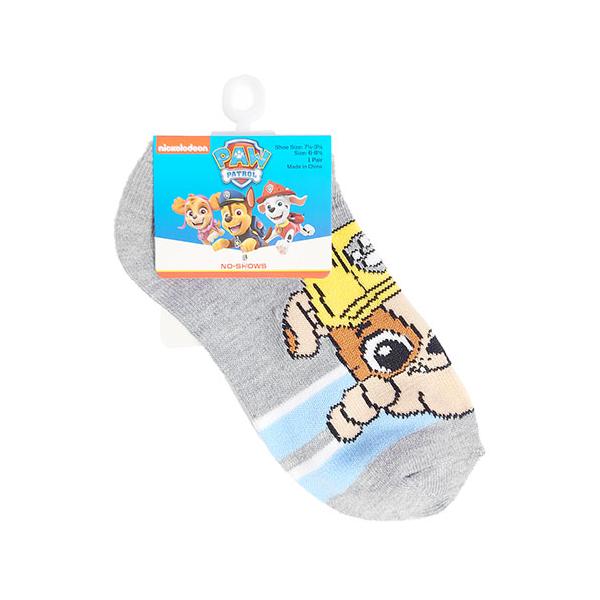 パウ・パトロールのキッズ用靴下です。アメリカから輸入のアンクルソックス。ラブルがひょっこり覗いていてかわいいです。●サイズ：6-8 1/2●Shoe Size : 7 1/2 - 3 1/2●素材：ポリエステル98%、スパンデックス2%●M...