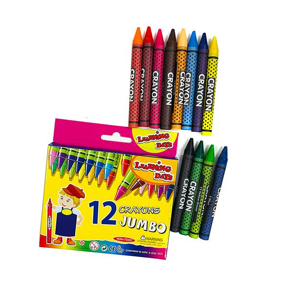 海外製クレヨンです。12色入り。NON-TOXIC（非毒性）仕様で、細身のタイプです。■パッケージサイズ：約H13.5×W13×D1cm■クレヨン長さ：約10cm（直径約1.2cm）■12色セット■対象年齢めやす：4＋※海外からの輸入品です...
