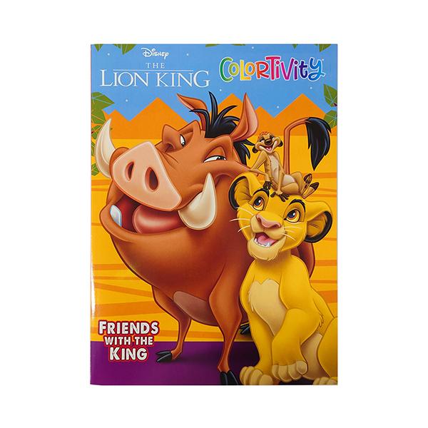 アメリカからの輸入品。ライオンキング のぬりえです。ぬりえのほかにも楽しめるアクティビティー。■サイズ：約H273×W198×D5 (mm)■ページ数：80MADE IN U.S.A.※紙質は再生紙の為、真っ白ではありません。※背表紙の端が...