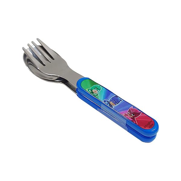 パジャマスクのスプーン&amp;フォークです。フラットな持ち手のステンレス製。食洗機対応です。●サイズ：.75" x .75" x 5.5" ( 約1.9×1.9×13.97cm)BPAフリー※電子レンジでの加熱はしないでください。※煮沸消...