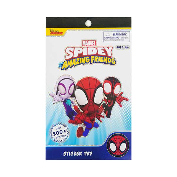 スパイディのシールです。大小さまざまなシールがたくさん！デコレーションや、ごほうびシールなどに！アメリカからの輸入品です。■サイズ：W145×H237（mm）■シート枚数：4枚（2柄×2枚）■素材：紙■対象年齢：4+