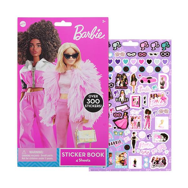 バービーのステッカーブックです。いろいろなバービーがたくさん！いろいろなものに貼ってデコレーションしたり、ごほうびシールとしてもおすすめです！アメリカからの輸入品です。●サイズ：約H24×W14.5cm●素材：紙●対象年齢：3才〜Made ...