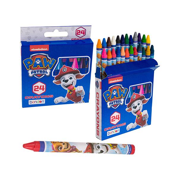 パウパトロールのクレヨンです。24色入り。NON-TOXIC（非毒性）仕様で、細身のタイプです。■パッケージサイズ：約H11×W10×D1.4cm■クレヨン長さ：約9cm（直径約0.8cm）■24色セット■対象年齢めやす：3＋※海外輸入商品です。