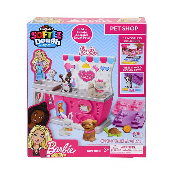 バービー Softee Dough ペットショップは、子どもたちの創造力をぐんぐん引き出す粘土遊びセットです。アメリカからの輸入品で、犬や猫、うさぎなどのかわいいペットを自分で作れるのが魅力。グルーミングサロンをテーマにしたデザインで、遊び...