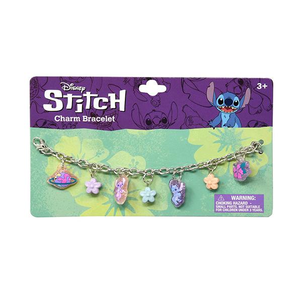 ディズニーの人気キャラクター、スティッチがデザインされた「スティッチ チャーム ブレスレット」は、女の子にぴったりのかわいいアクセサリーです。リロやエンジェル、ハイビスカスのチャームがついていて、見ているだけで楽しくなりますね！アメリカから...