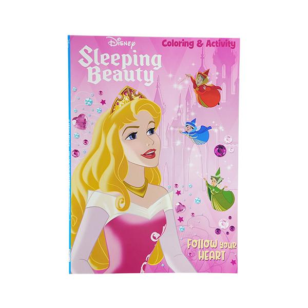 アメリカからの輸入品。眠れる森の美女のぬりえです。日本の物とは違い、ぬりえ以外にも迷路、クイズなどのアクテビティ付き。すべて英語で書かれているのでお子さまの英語のお勉強にもピッタリです。■サイズ：約H273×W198×D4 (mm)■ページ...