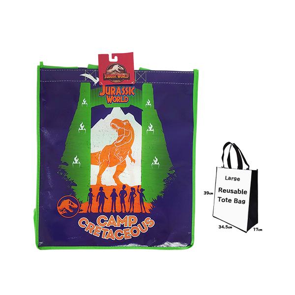 ジュラシックワールドのショッパートートバッグは、恐竜ファンにはたまらないアイテムです！軽くて丈夫な不織布製で、マチもたっぷり。エコバッグとしてはもちろん、お稽古バッグや旅行などあらゆるシーンでご利用いただけます。キッズから大人までおすすめの...