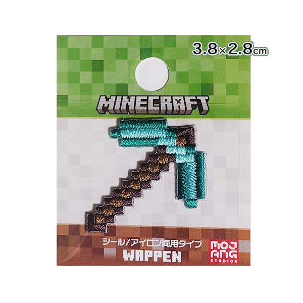 マインクラフトのワッペンです。シールとアイロンの両用タイプなので、手軽にデコレーションが楽しめます。小さめサイズで、バッグや洋服、文房具などにぴったり！入園や入学準備にも最適で、男の子も女の子も大喜び間違いなし。手芸やハンドメイドのアクセン...