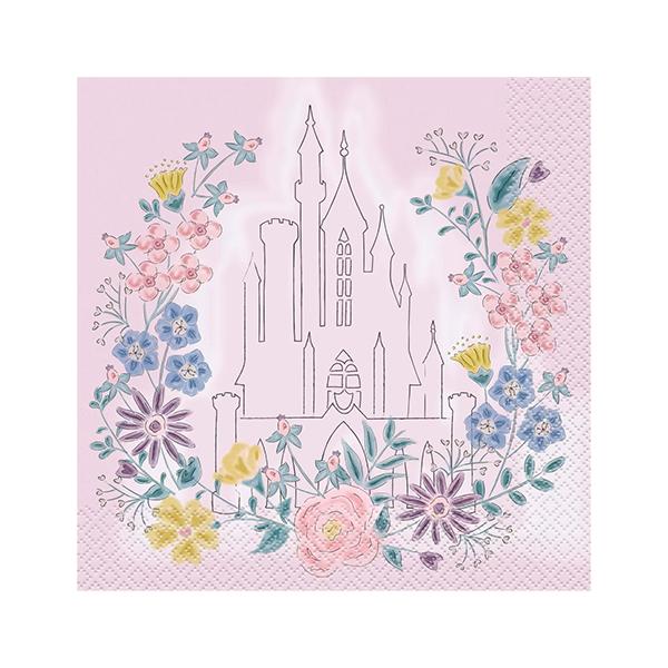 ディズニープリンセスのペーパーナプキンは、パーティーを華やかに彩るアイテムです。お城にお花がかわいくデザインされています。誕生日会やハロウィン、クリスマスなどのパーティー装飾にぴったりで、ゲストも思わず笑顔に。16枚入りなので、たっぷり使え...