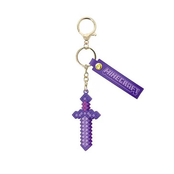 マインクラフトのマスコットキーホルダー。コロンとしたマスコットがかわいい。●サイズ：約H35×W30×D30mm※柄によってサイズが異なります。●カラータグ部分サイズ：約H15×W73(mm)●素材：PVCなど※画像の色味は光の加減により実...