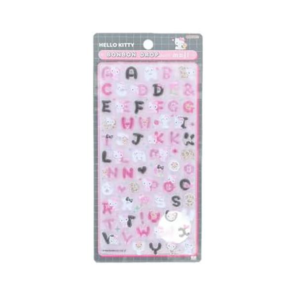 ボンボンドロップシールに文字シールが登場！デコレーションにぴったり！待望の文字デザイン！まるでレジンみたいにぷっくりつやつやな立体感の「ボンボンドロップシール」本体サイズ：W95×H170×D5mm材質：PVC数量：1パッケージ入サイズ：W...