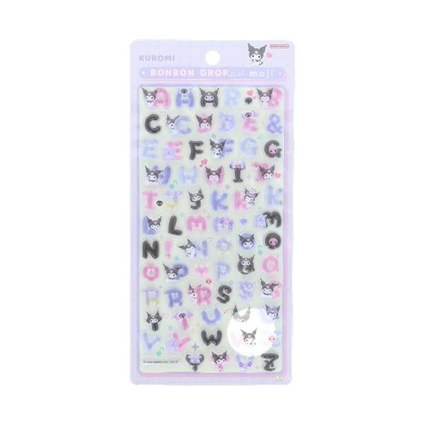 ボンボンドロップシールに文字シールが登場！デコレーションにぴったり！待望の文字デザイン！まるでレジンみたいにぷっくりつやつやな立体感の「ボンボンドロップシール」本体サイズ：W95×H170×D5mm材質：PVC数量：1パッケージ入サイズ：W...