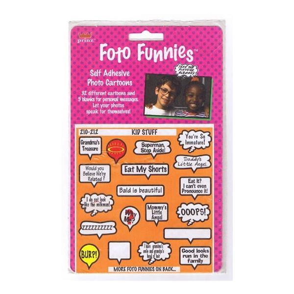 写真用のフキダシシールです。アルバムやフォトスタンドに添えてシーンを楽しく装飾できます。テーマ別に6種類あります。サイズは約ヨコ13×タテ21cm