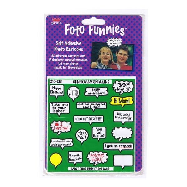 写真用のフキダシシールです。アルバムやフォトスタンドに添えてシーンを楽しく装飾できます。テーマ別に6種類あります。サイズは約ヨコ13×タテ21cm