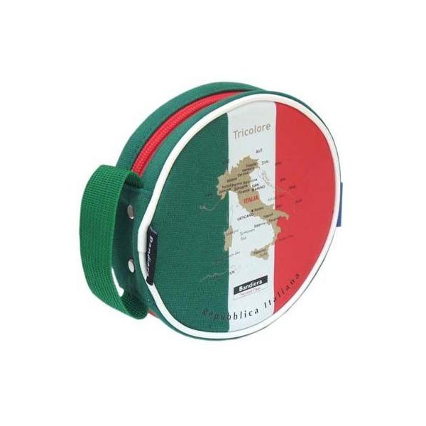 国旗をモチーフにした Bandiera（バンディエラ）ブランドのディスクホルダー（CD・DVDケース）です。イタリア国旗・地図のデザインです。CD/DVD/BL/ゲーム・PCソフト等のディスクが24枚収納できます。ジッパープル（取り外せます...