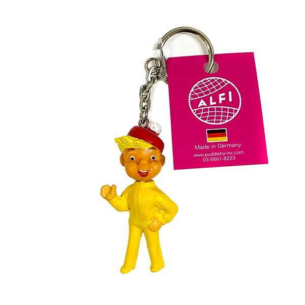 アルフレッド・フィッシャーのキーチェーンです。様々なポーズを決めているティーンエイジャーのシリーズ。ALFI社は昔からの変わらぬ金型でフィギュアを作っており、 人の手によってひとつひとつ丁寧にハンドペイントしています。■デザイン：ボーイ 金...