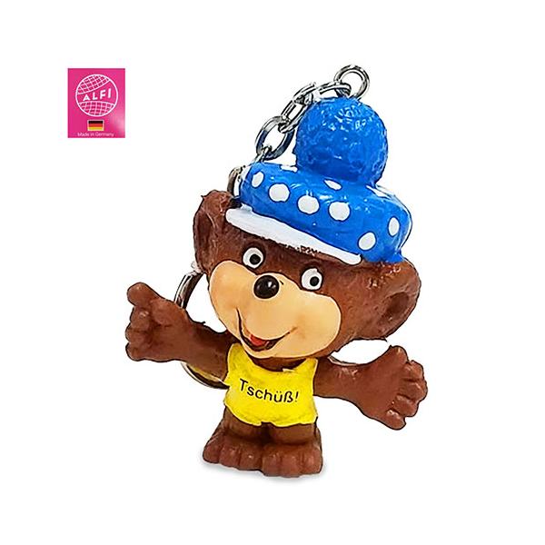 とってもキュートなクマのキーホルダー。ボンボン付きのキャスケットと愛らしい表情が魅力です。ALFI社は昔からの変わらぬ金型でフィギュアを作っており、 人の手によってひとつひとつ丁寧にハンドペイントしています。■サイズ：55mm (フィギュア...