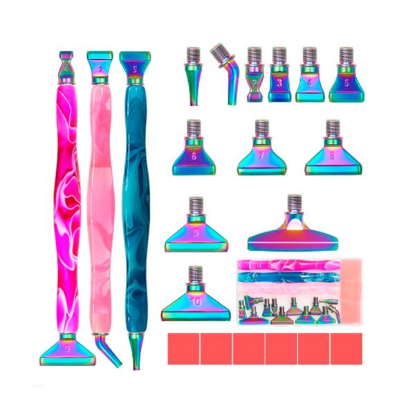 ダイヤモンドアートペン初心者向けスターターセット■こだわりのデザイン滑らかな表面と美しくクリアなデザイン程よく重みがあり、手にフィットするグリップで長時間の作業にも◎■高品質ステンレス銅を使用錆びにくく、耐久性があり、長期間の使用にも◎■様...