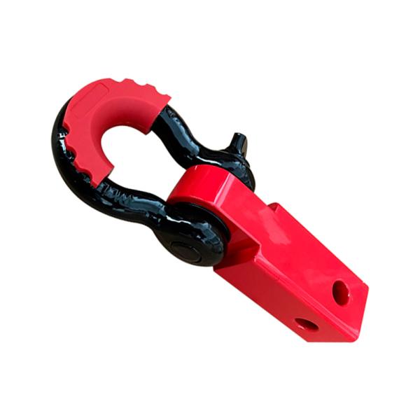 牽引時に大活躍！ドレスアップでお洒落に！シャックルマウントが登場しました♪緊急時の牽引時などで大活躍のアイテム！！■Dリングシャックル均等に力を分散させて複数のスリングの牽引にも適用可能！取り外しも簡単♪■2インチ多くのヒッチメンバーに対応...