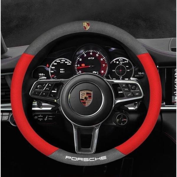 ■サイズ外径：約38cm■優れた通気性通気性に優れた素材を採用手汗を吸収しやすく、長時間の運転でも快適な握り心地を保ちます■快適なグリップ感手触りが良く、滑りにくい設計汚れにくく、耐摩耗性にも優れており、日常使用に最適です■簡単装着愛車のハ...