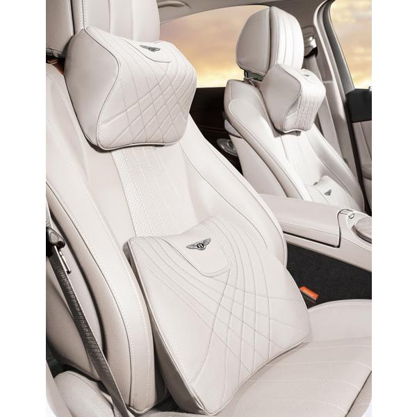 ■ セット内容■ ネックパッド1個 + 腰クッション1個■ 低反発・通気性■ 車用ネックピロー＆背中クッションはメモリーフォーム製■ 適度な柔らかさで体にクッションとサポートを提供■ 首・背中・腰部の圧力を均等に吸収■ 長時間座っても快適■...