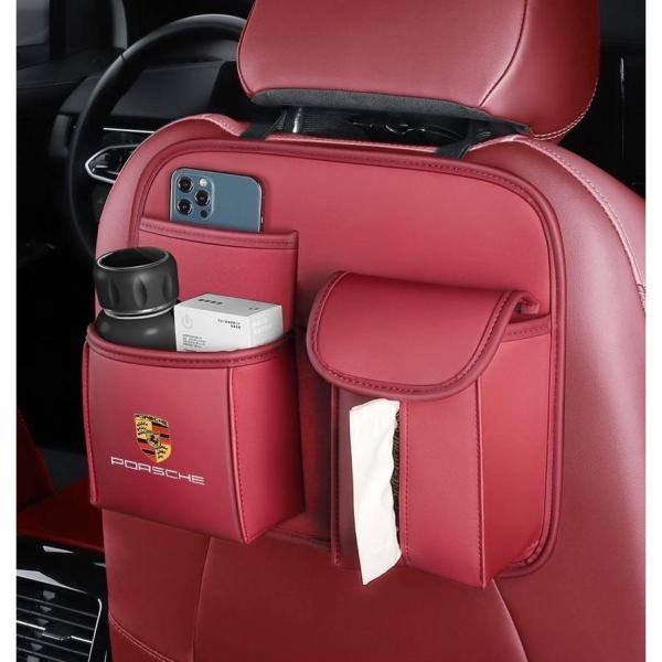 ■ 簡単な取り付け工具不要で簡単に取り付け可能。取付ベルトをヘッドレストやシートに通し、バックルを固定するだけで完了。設置後も運転席側に違和感がなく、外観に影響を与えません。締めるロープは座席に隠せます。■ 汚れも簡単に拭き取れる高級感のあ...