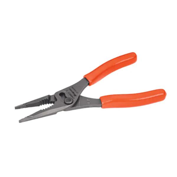 ■商品仕様メーカー：SNAP-ON商品名：7インチ ロングノーズスリップジョイントプライヤー オレンジタイプ：メカニックプライヤー型番：LN46ACFO■特長・A全長 178mm B厚み 3.57mm C幅 50.8mm・冷間鍛造による圧倒...