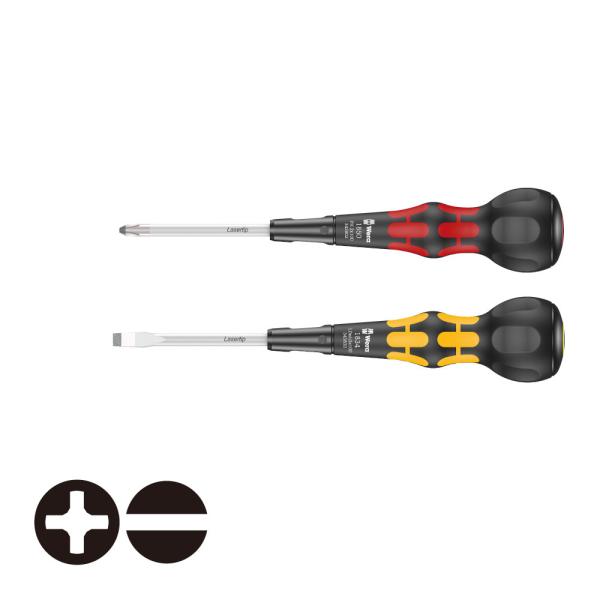 ■商品仕様メーカー：WERA商品名：1850 ボールグリップドライバー レッド 1834 ボールグリップドライバー イエロー 2本組タイプ：ドライバーセット型番：サイズ：205×76×76(mm)重さ：180gセット内容：1850 ボールグ...