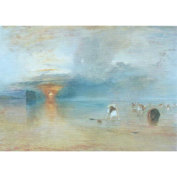 William Turner (1775-1851)Strand bei Calais,Fischerfrauensammerln Koder ein, 183014.8 x 10.5 cm輸入国　：　ドイツ