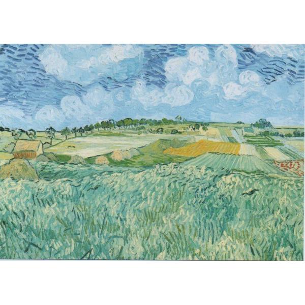 14.8x 10.5cmVincent Van Gogh 1853-1890Die Ebene bei Auvers, 1890輸入国： ドイツ