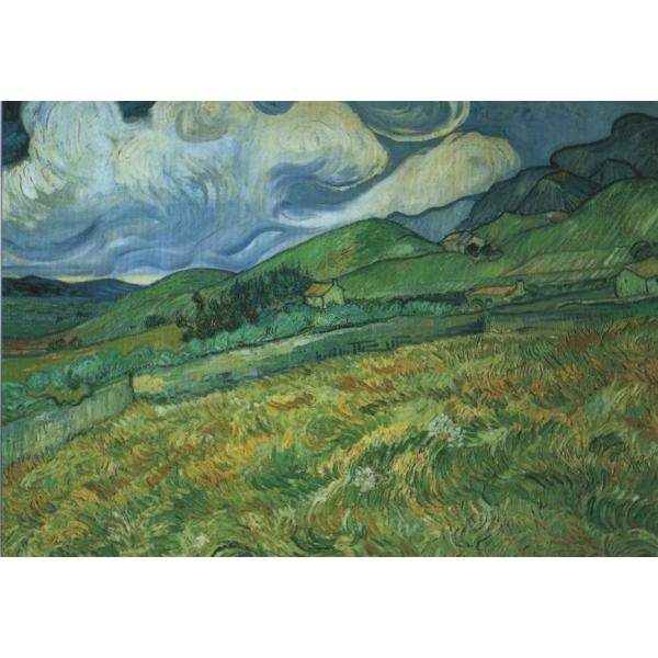 14.8x 10.5cmVincent Van Gogh 1853-1890Bergalandschaft hinter dem Hospital Saint-Paul,saint-remy, 1889輸入国： ドイツ