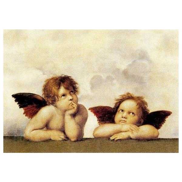 Raffael (Rafaello Santi) (1483-1520)Die Sixtinische Madonna, 1512/1314.8 x 10.5 cm輸入国　：　ドイツ