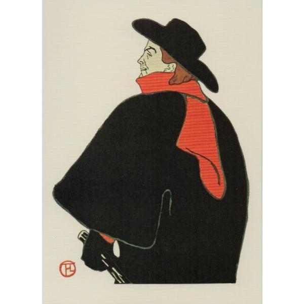 14.8x 10.5cmToulouse-Lautrec, 1864-1901Aristide Bruant (detail),1893輸入国： ドイツ