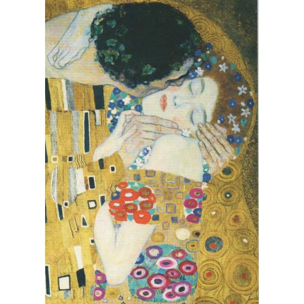 15.0x 10.5cmGustav KlimtDer Kuss, 1908輸入国：ドイツ