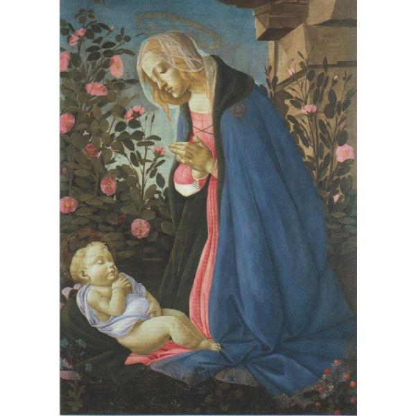 14.8x 10.5cmBotticelli, 1444(45)-1510Anbetung des Kindes (Madonna Wemyss)輸入国： ドイツ