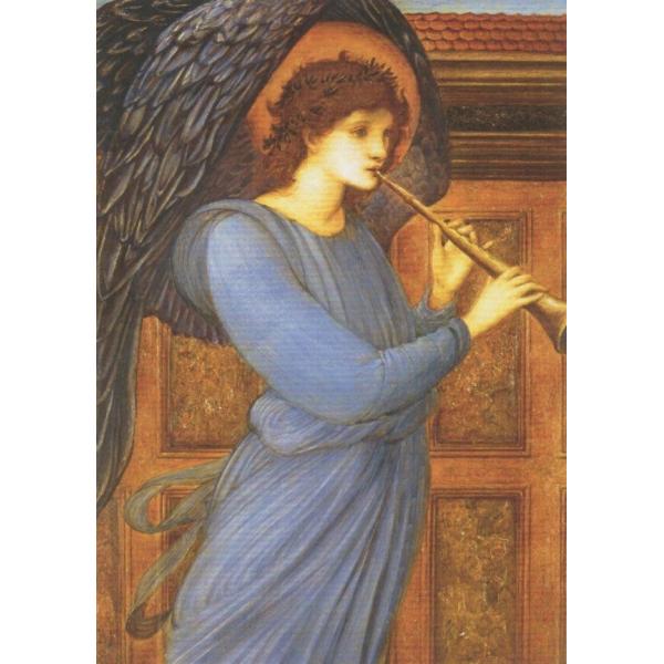 15.0 X 10.5 cmEdward Burne-Jones,1833-1898Flageolett spielender Engel輸入国：ドイツ