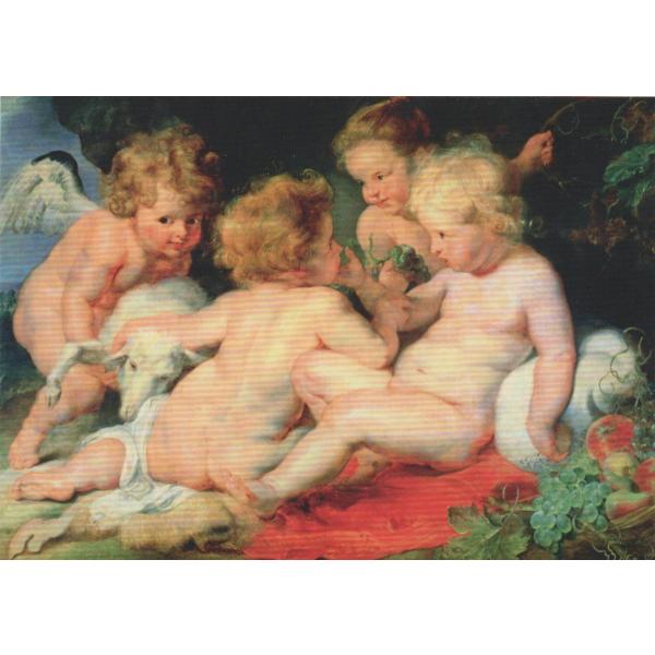 15.0 X 10.5 cmPeter Paul Rubens (1577-1640)Christus mit Johannesknaben undzwei Engeln,1615/20輸入国：ドイツ