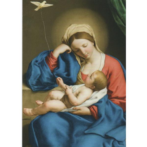 Sassoferrato, 1609-1685Madonna mit dem Kinde, um 165014.8 x 10.5 cm輸入国　：　ドイツ
