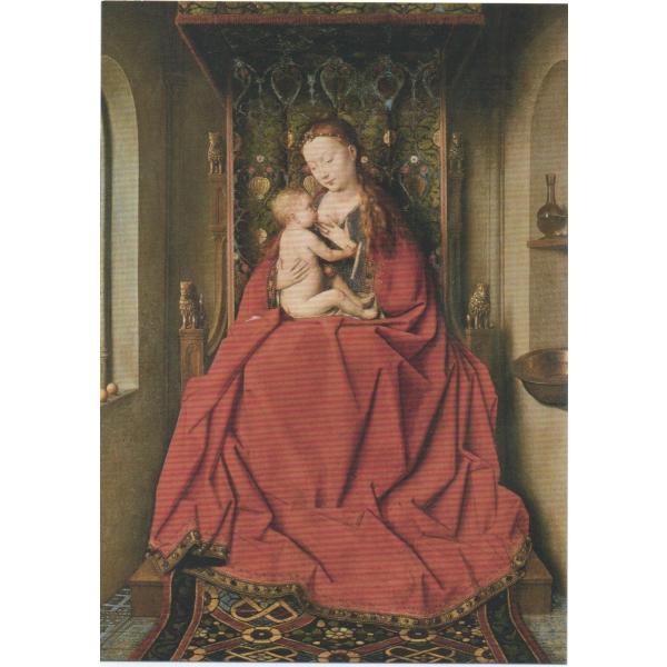 14.8x 10.5cmJan van Eyck  1390-1441Die Lucca Madonna,1437輸入国： ドイツ