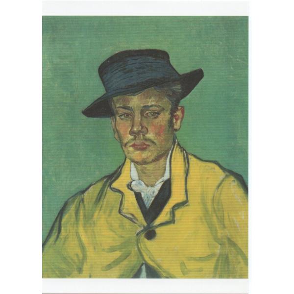 14.8x 10.5cmVincent Van Gogh 1853-1890Bildnis eines junger Mannes,1888輸入国： ドイツ