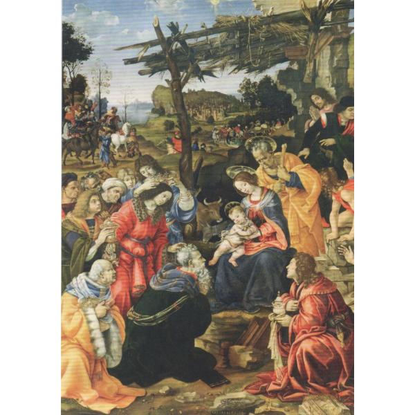 Fra Filippo Lippi (1406-1469)Anbetung der Konige,149614.8 x 10.5 cm輸入国：ドイツ